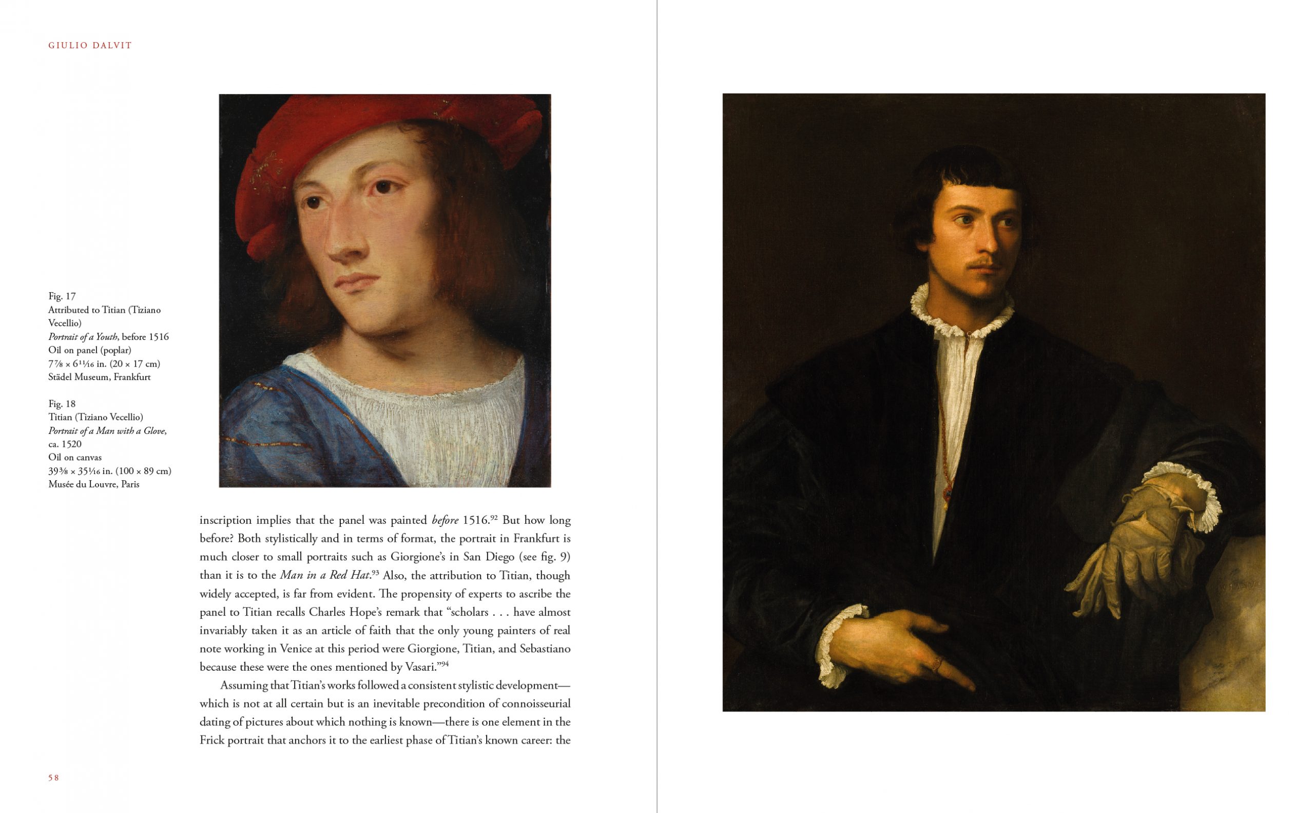 Titian's Man in a Red Hat - Giles ltd